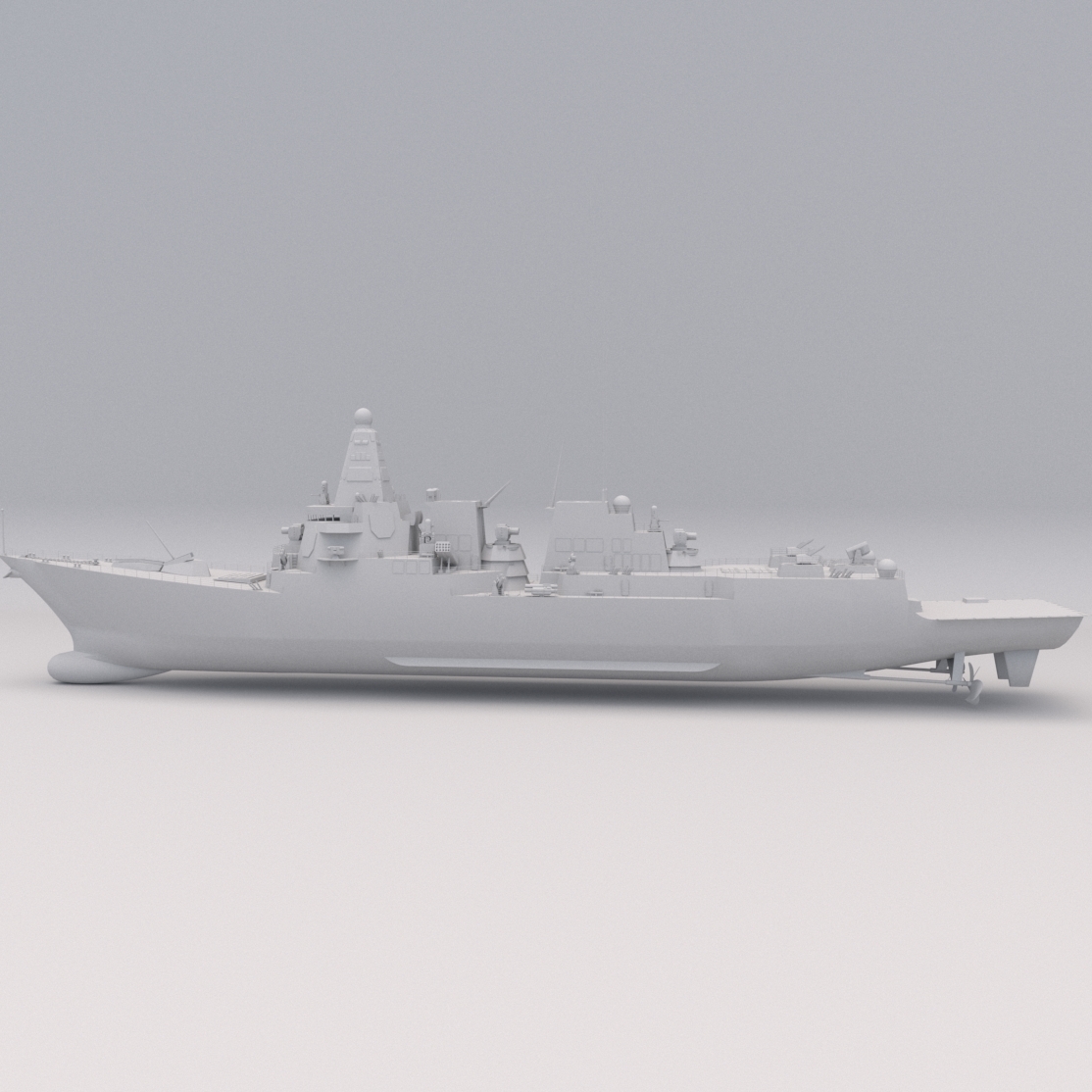 🚢 Navy Destroyer Ship PRINTABLE Vehicle 3D Digital STL File・Free 3D ...