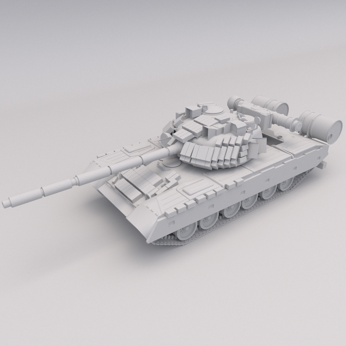 🪖 T-80 Army Tank PRINTABLE Army Gun 3D Digital STL File・Free 3D File ...