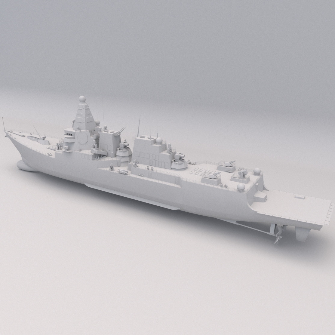 🚢 Navy Destroyer Ship PRINTABLE Vehicle 3D Digital STL File・Free 3D ...