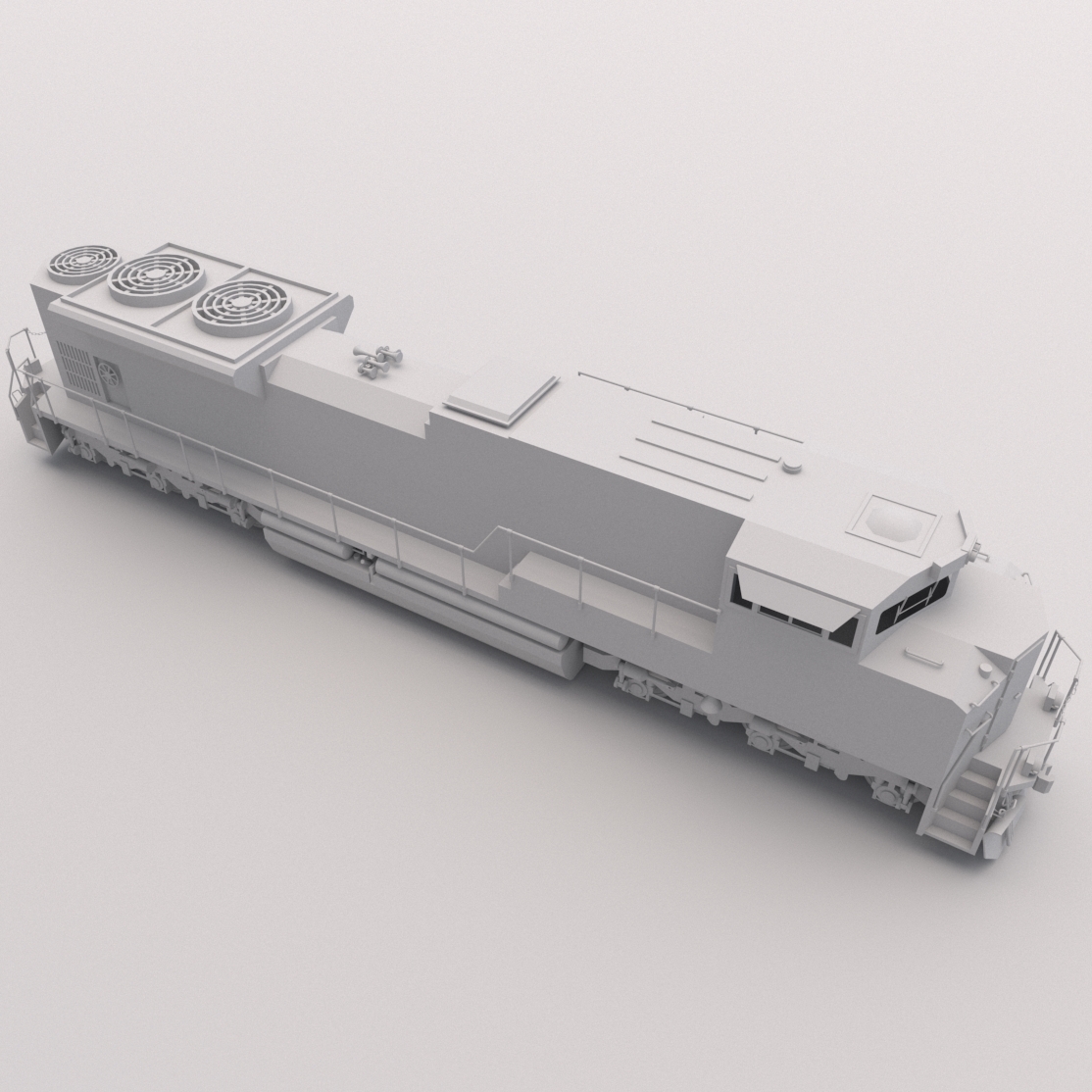 🚂 Diesel Locomotive PRINTABLE Train 3D Digital STL File・Free 3D File ...