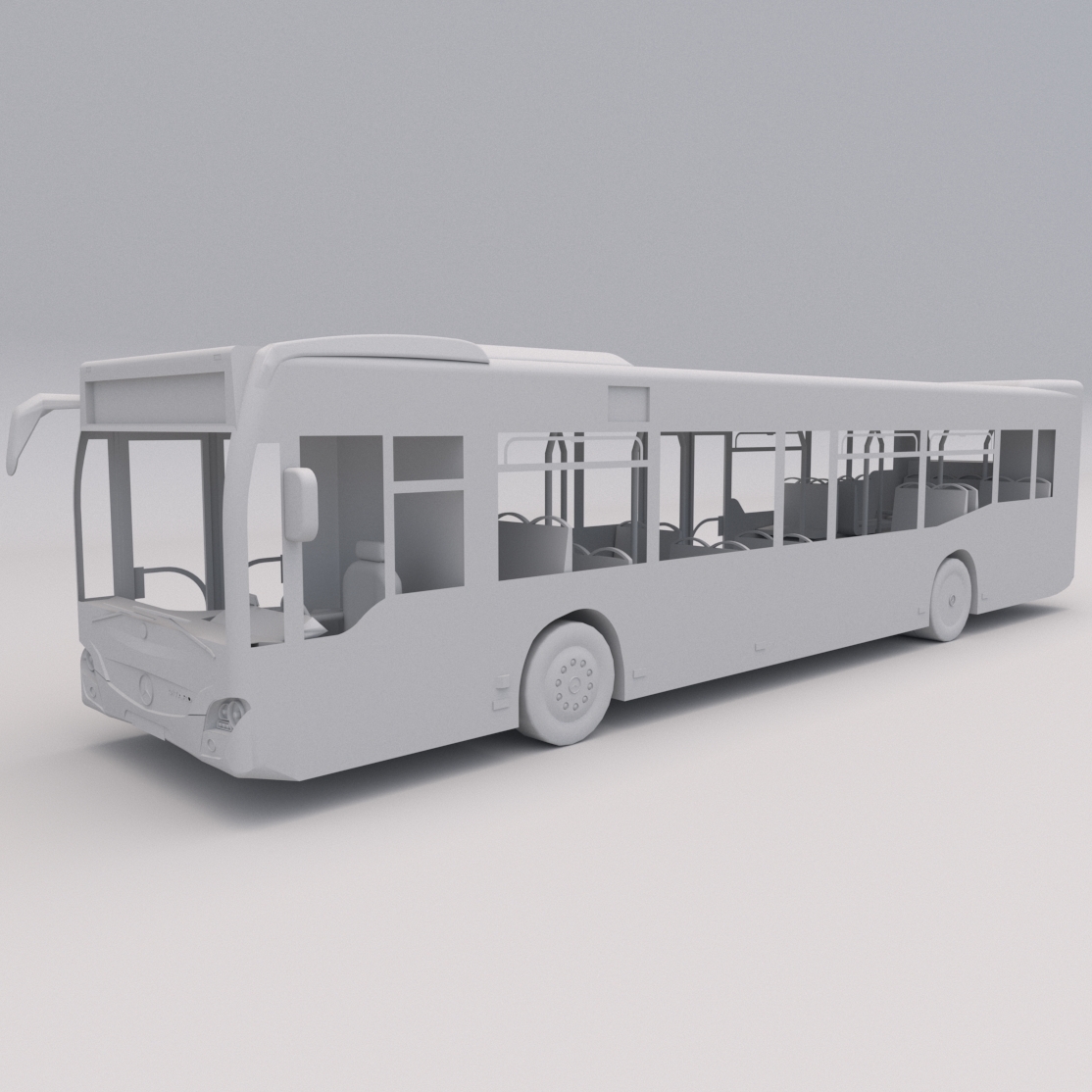 免费 3D 文件 Mercedes Benz Citaro Bus PRINTABLE Vehicle 3D Digital STL File ...
