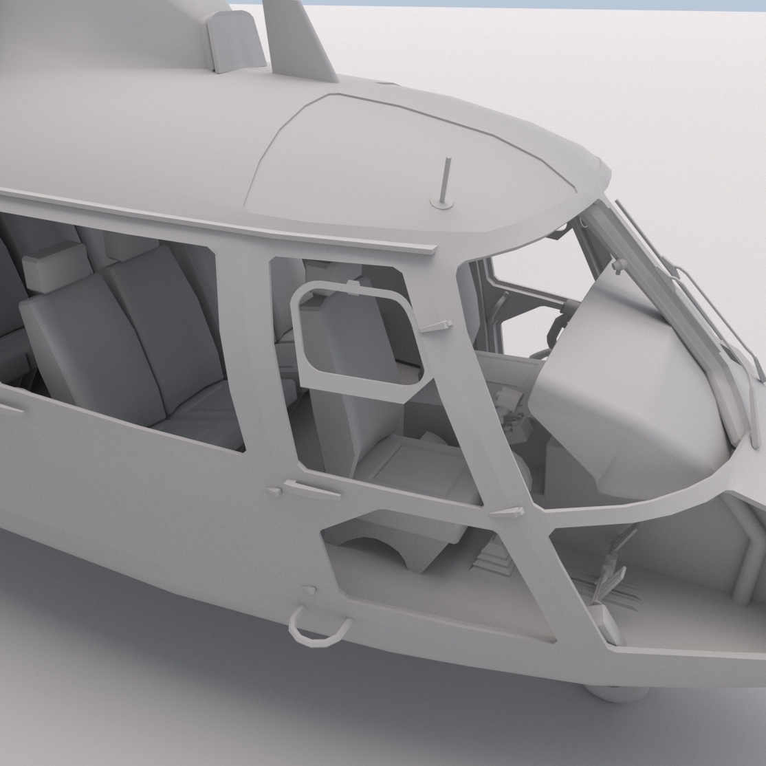 🚁 Helicopter PRINTABLE Vehicle 3D Digital STL File・Free 3D File for ・Cults