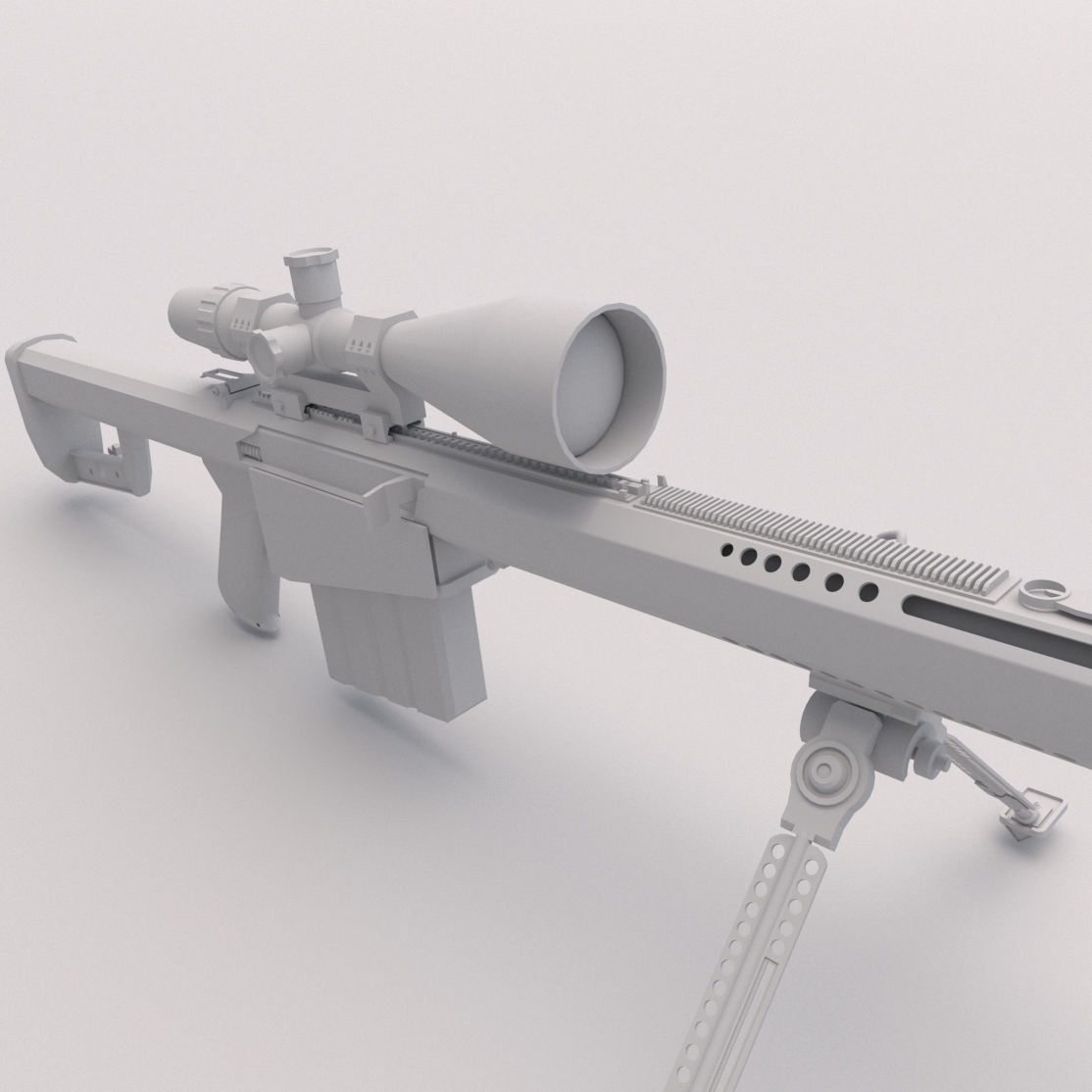 🔫 Sniper Gun PRINTABLE Army Gun 3D Digital STL File・Free 3D File for ・Cults