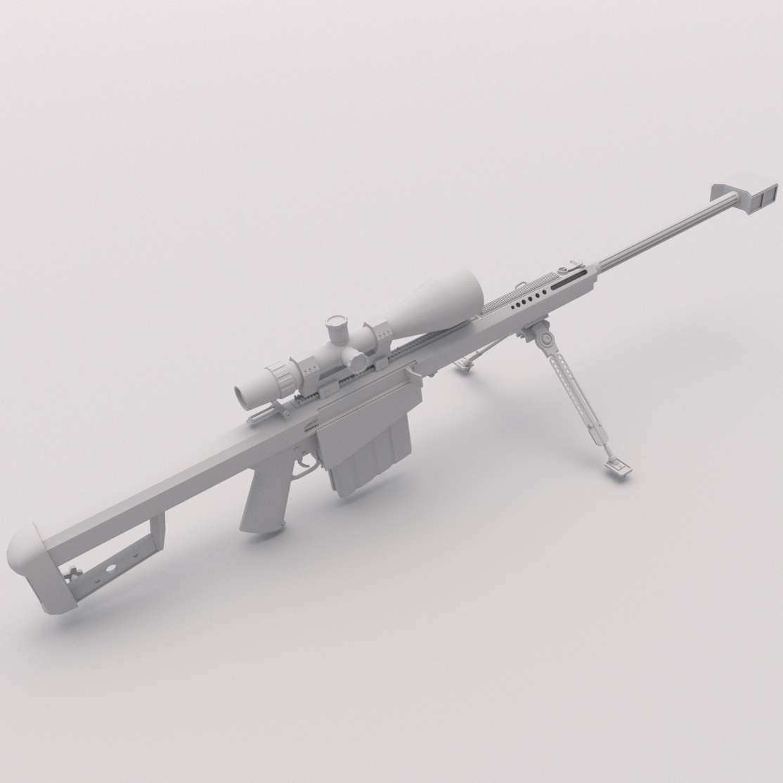 🔫 Sniper Gun PRINTABLE Army Gun 3D Digital STL File・Free 3D File for ・Cults