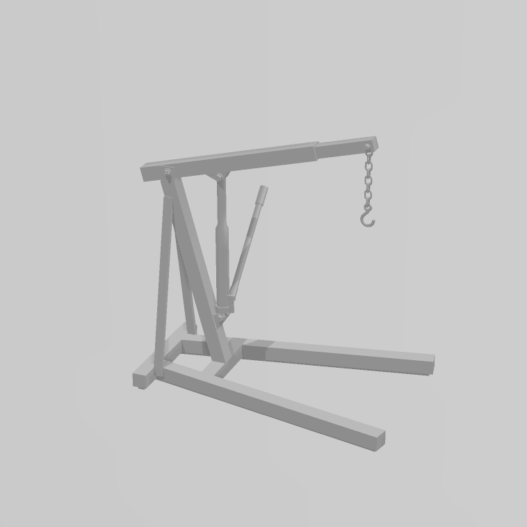 🛤️ ENGINE HOIST 1/43 7MM SCALE O GAUGE MODEL RAILWAY NEW & IMPROVED ...