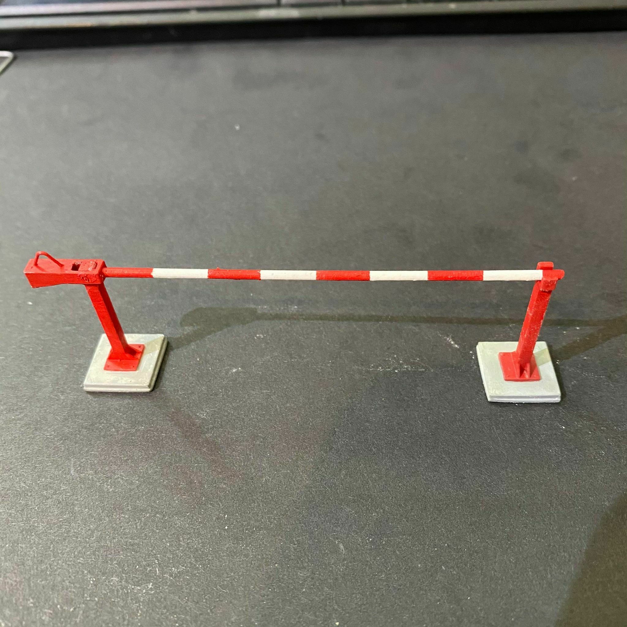 🏋️ LIFTING ARM BARRIER 7MM SCALE O GAUGE MODEL RAILWAY BUILDING・文件用于 ...