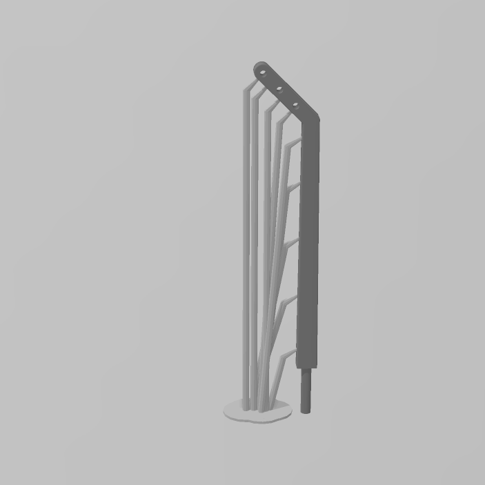 🛤️ CONCRETE FENCE POST 7MM SCALE O GAUGE MODEL RAILWAY・ STL File for ・Cults
