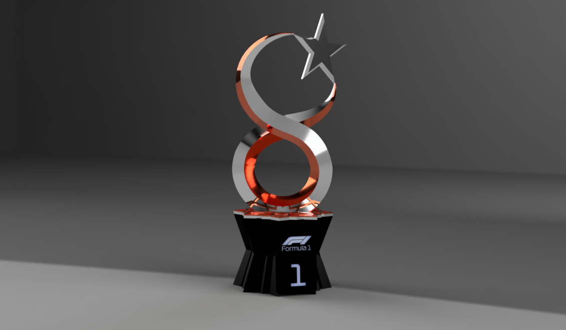 STL file F1 2021 Turkish GP Cup 🏎️ ・3D printer design to download・Cults