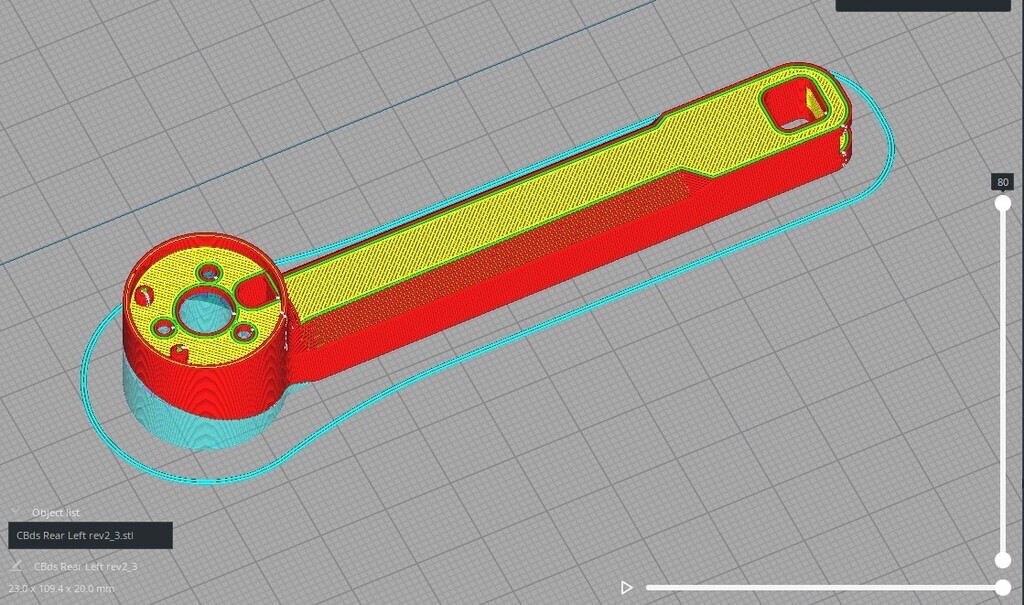 🚁 HolyStone HS720 & HS720E Replacement Rear Arms・Free STL File for ・Cults