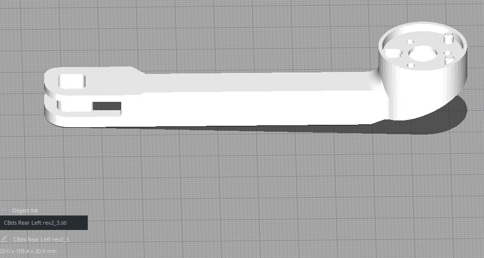 🚁 HolyStone HS720 & HS720E Replacement Rear Arms・Free STL File for ・Cults