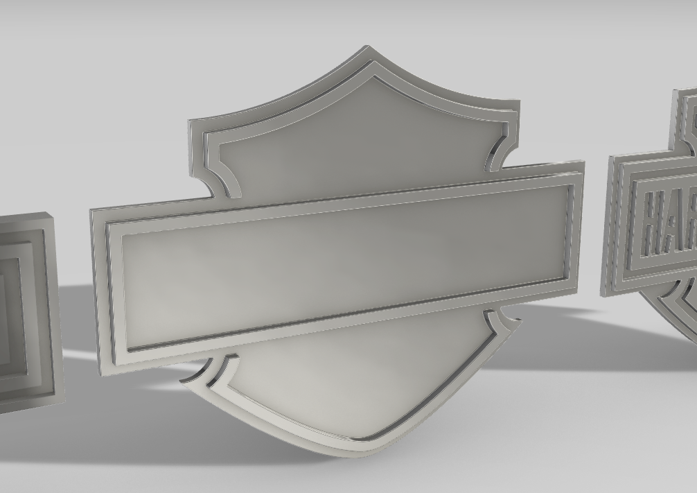 STL file Harley Davidson logo 3D print model 🏍️ (OBJ)・Model to download ...
