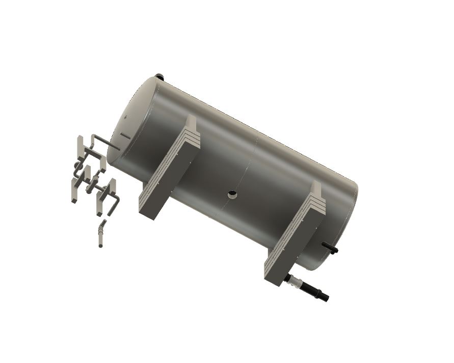 STL file Model Railway Oil Tank with Brick Bund 🛤️ (OBJ)・3D print ...