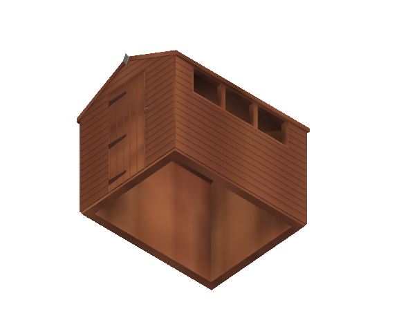STL file Model Railway Garden Shed 8x6 🛤️ (OBJ)・3D printable model to ...