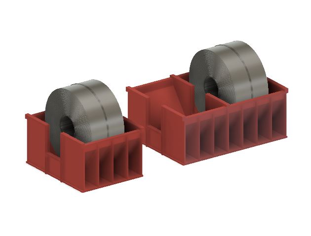 🛤️ Model Railway - Rolled Steel Coil and Containers・ STL File for 3D ...