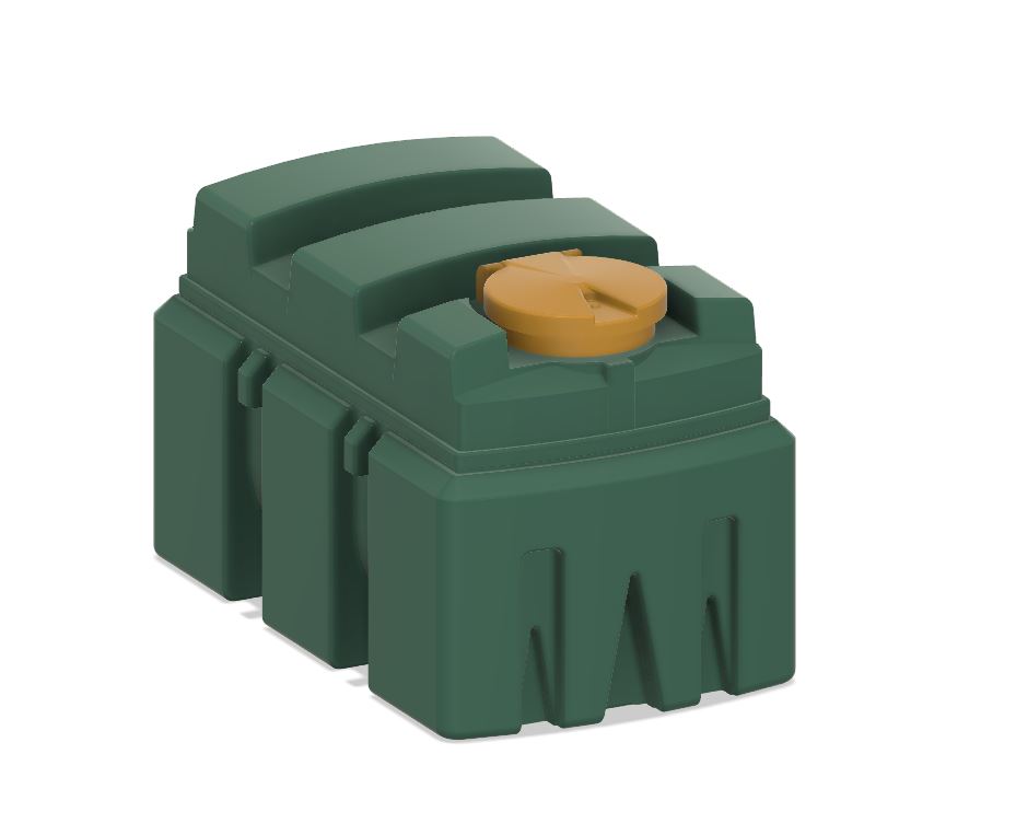 STL file Model Railway - Plastic Oil Tank or Waste Oil Tank 🛤️・3D print ...