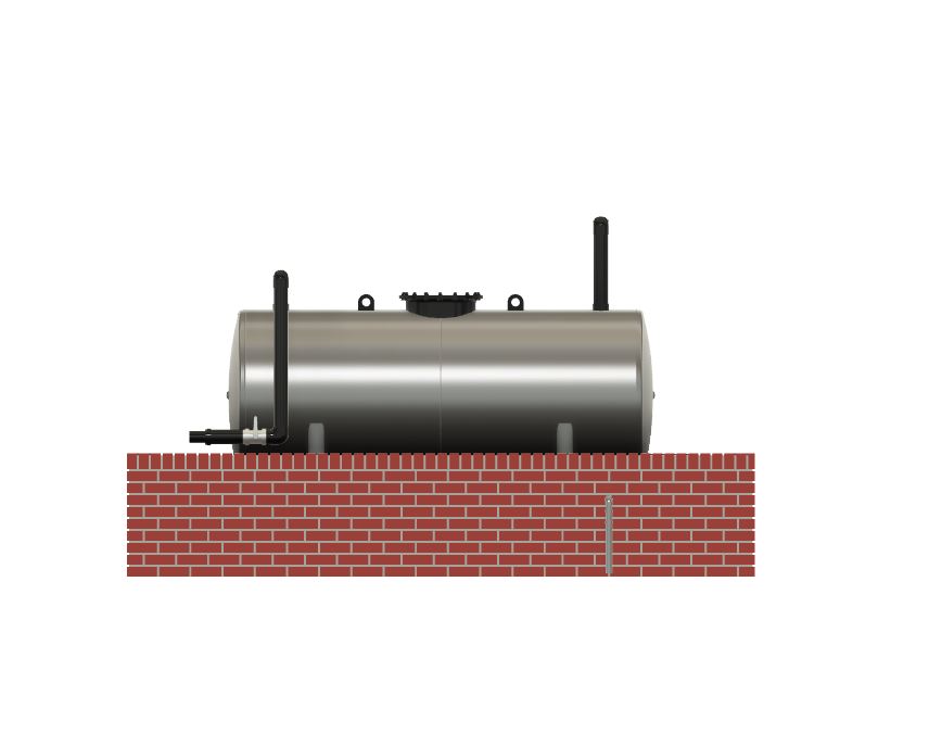 STL file Model Railway Oil Tank with Brick Bund 🛤️ (OBJ)・3D print ...