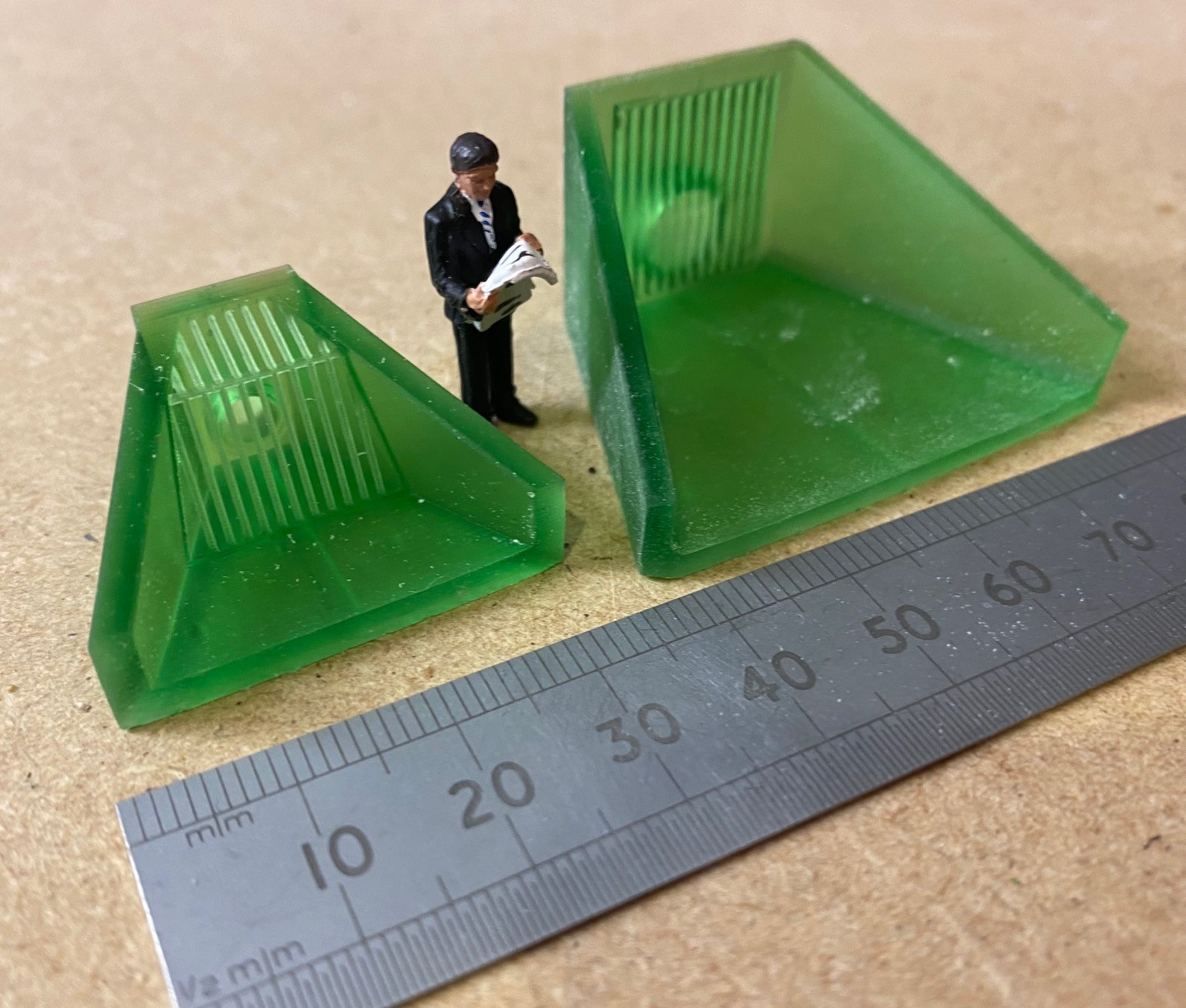 🛤️ Model Railway Reinforced concrete head wall SPILLWAY OUTFALL・ STL ...