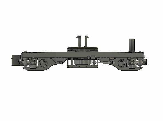 STL file OO MK3 Coach Bogie with NEM Socket for older Hornby Coaches 🚆 ...