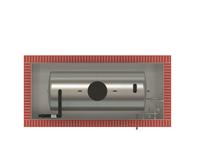 STL file Model Railway Oil Tank with Brick Bund 🛤️ (OBJ)・3D print ...