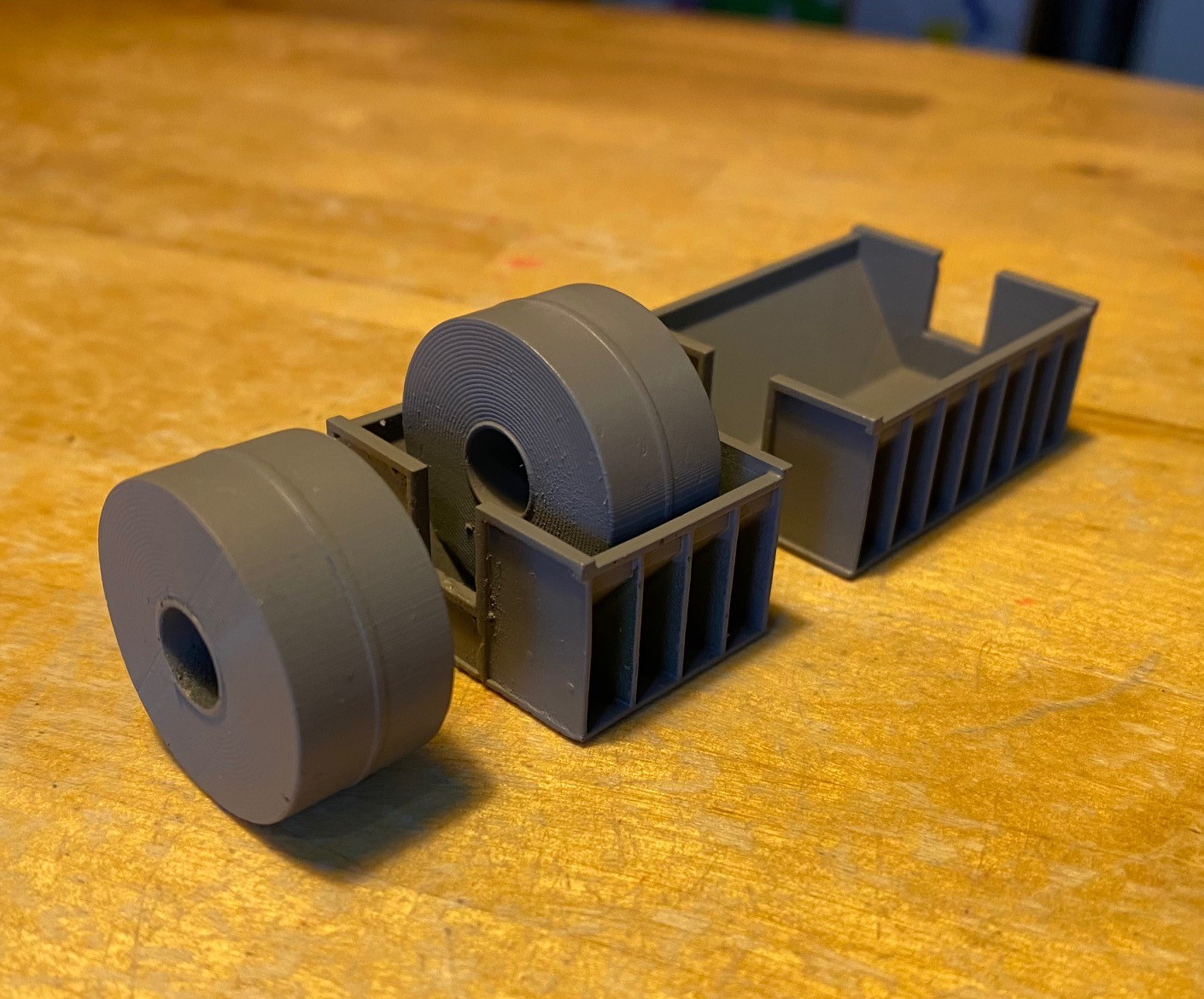 🛤️ Model Railway - Rolled Steel Coil and Containers・ STL File for 3D ...