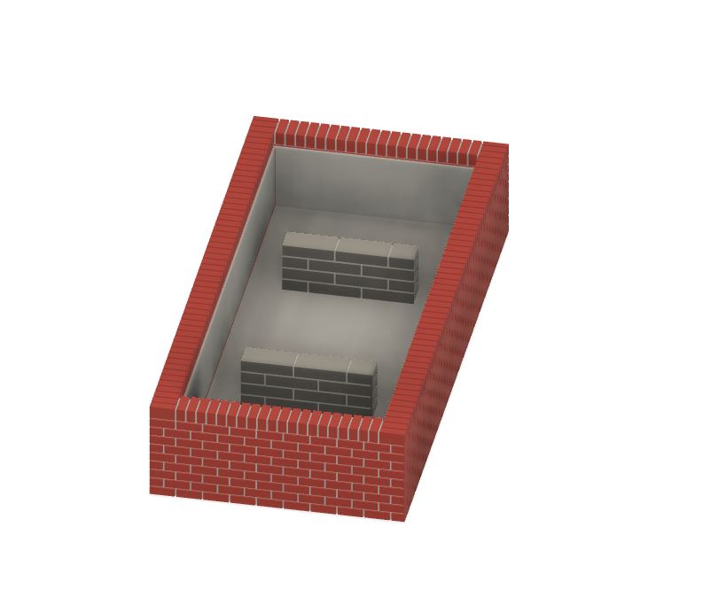 STL file Model Railway Oil Tank with Brick Bund 🛤️ (OBJ)・3D print ...