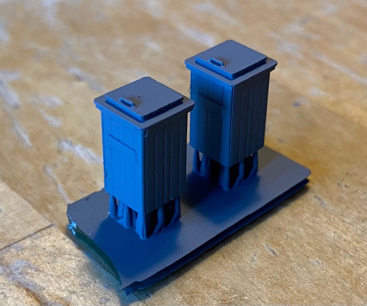 STL file Model Railway - Wooden Litter Bin 🛤️ (OBJ and 3MF)・3D print ...