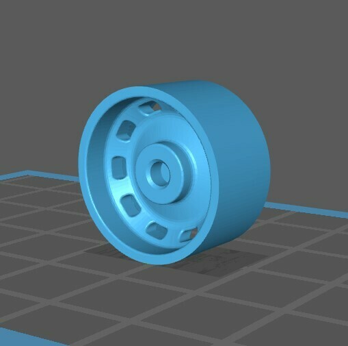 STL file VW T1 1/24 banded steel wheels for Hasegawa kits 👽 ・Template ...