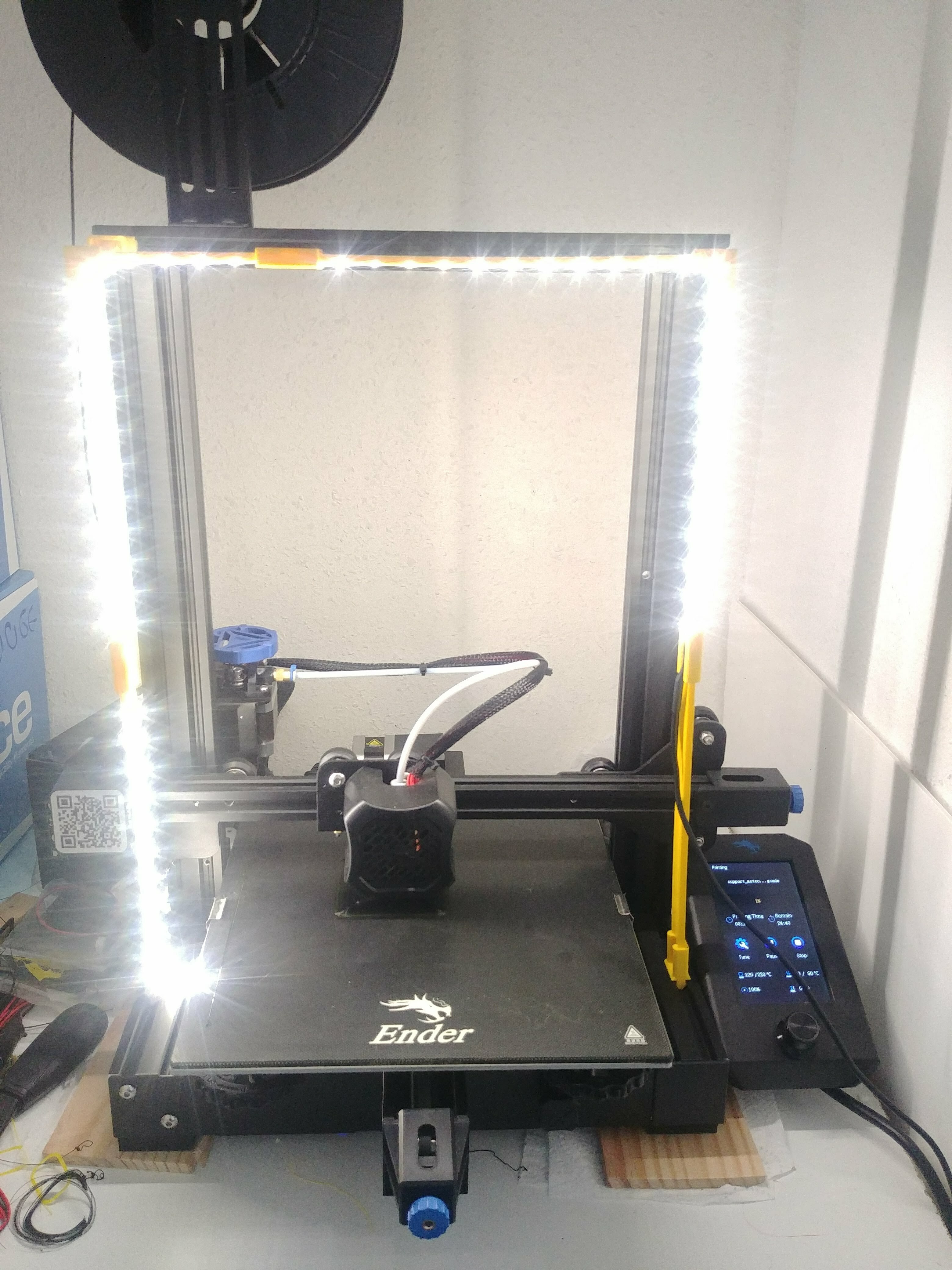 👽 Led lighting for Creality Ender 3・Fichier STL Gratuit pour ・Cults