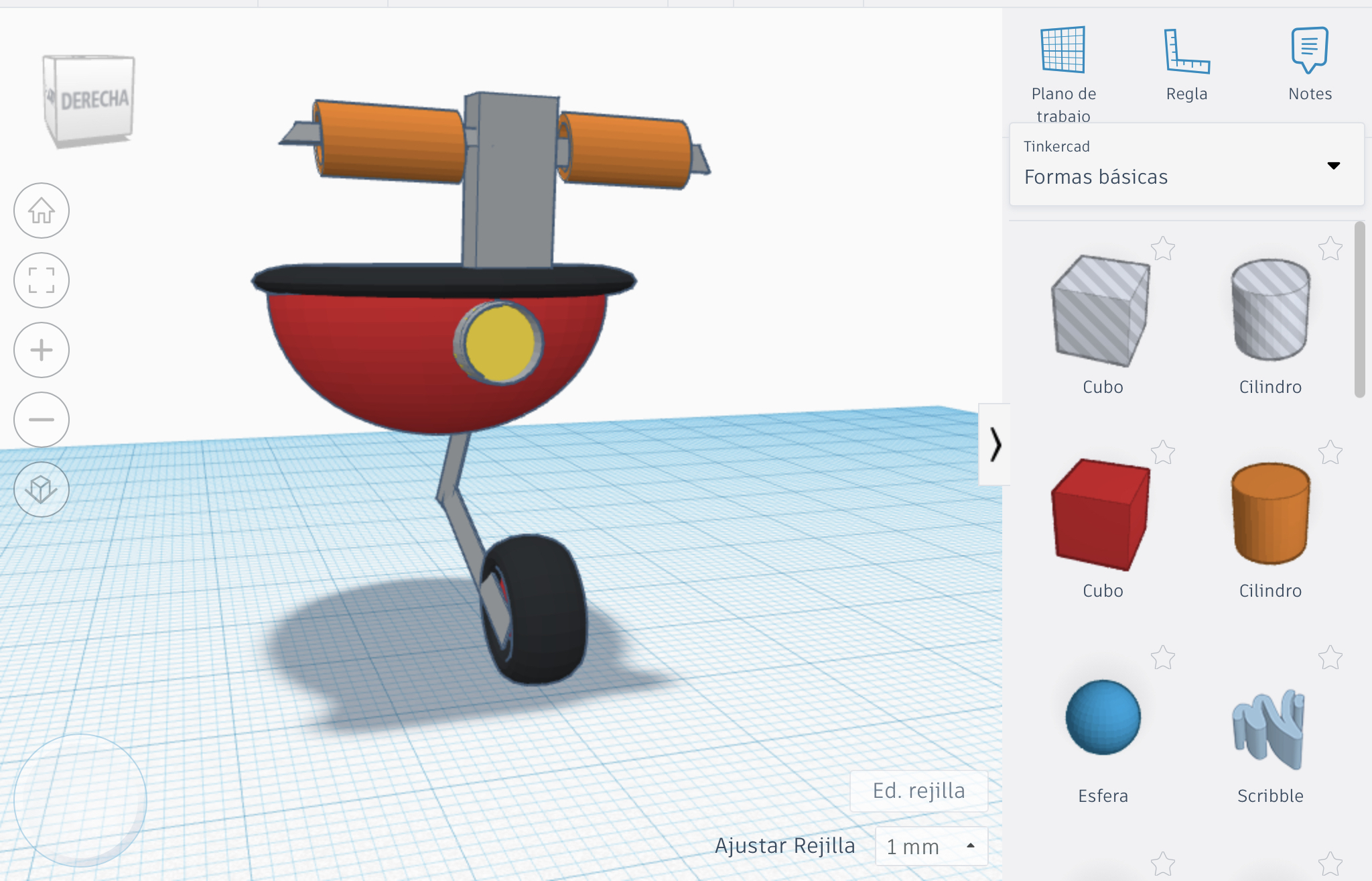Бесплатный STL файл Tutu's scooter with hook 🛴 ・Дизайн 3D принтера для ...