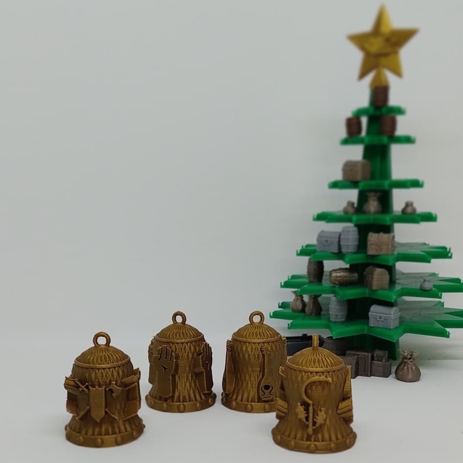 Archivo STL Christmas Bell - DnD Class 🎄 ・Objeto imprimible en 3D para ...