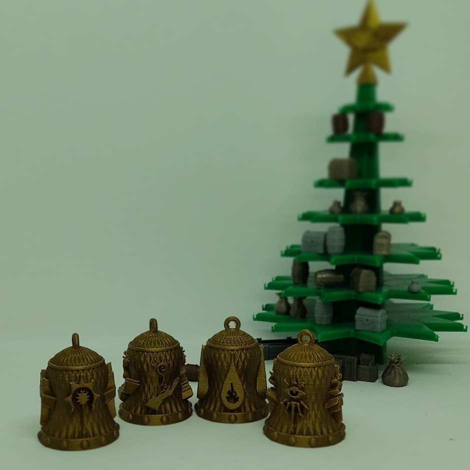 Archivo STL Christmas Bell - DnD Class 🎄 ・Objeto imprimible en 3D para ...