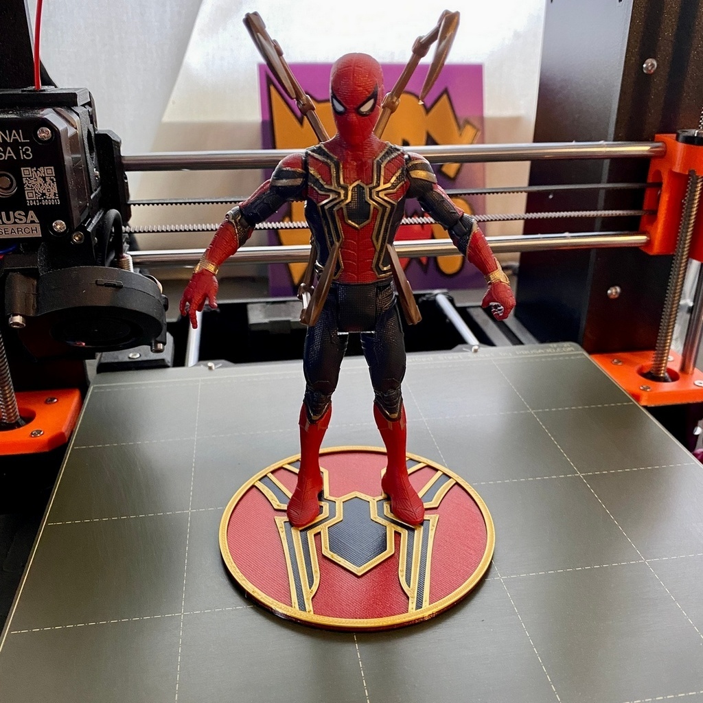 Free STL file Spider-Man Iron Spider Coaster 🕷️ ・3D printing template ...