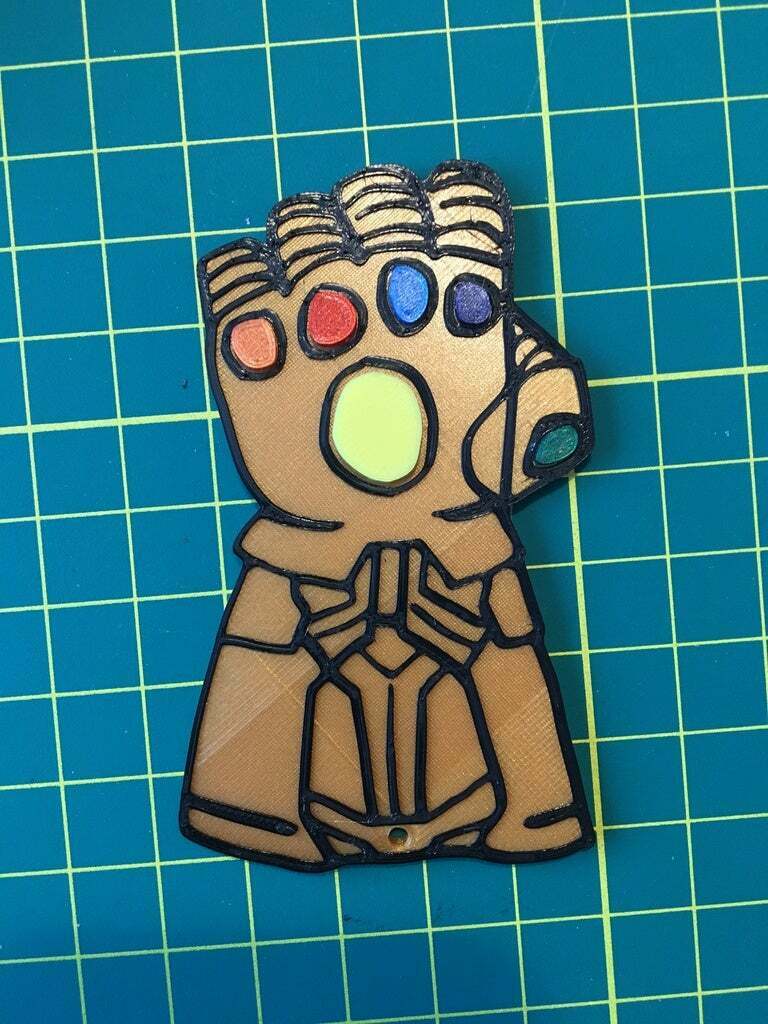 Free STL file Infinity Gauntlet Keychain ♾️・3D printable model to ...