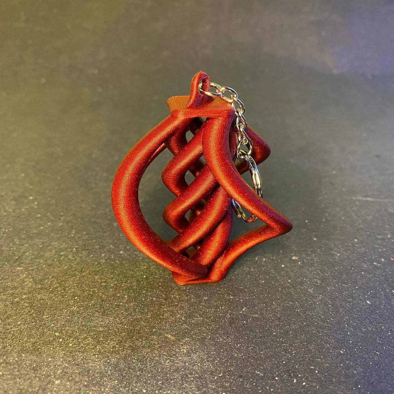 3D file Spiral Keychain 🗝️・3D printer model to download・Cults