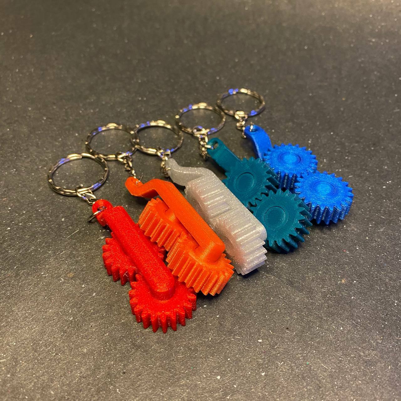 3D file Gears Keychain 🗝️ ・3D print design to download・Cults