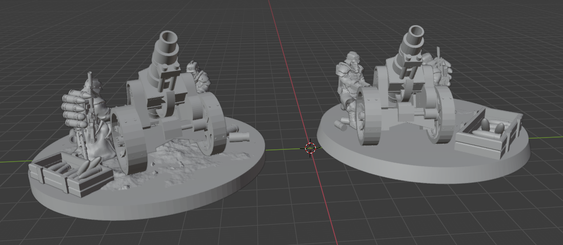 🧨 Krieg Heavy Mortar Artillery・Free STL File for ・Cults