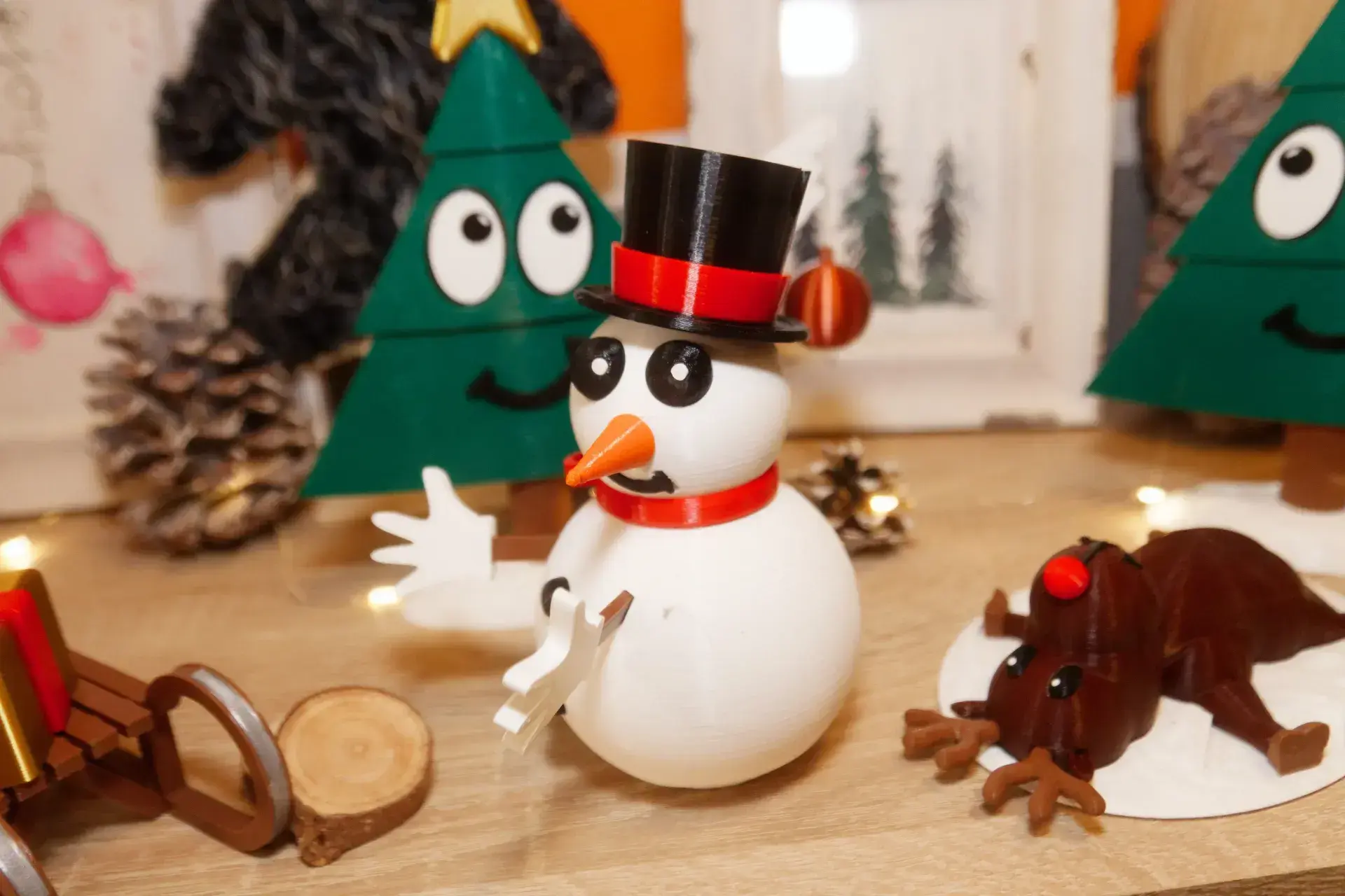 Free 3D file Happy Christmas buddies 🎄 ・3D print design to download・Cults