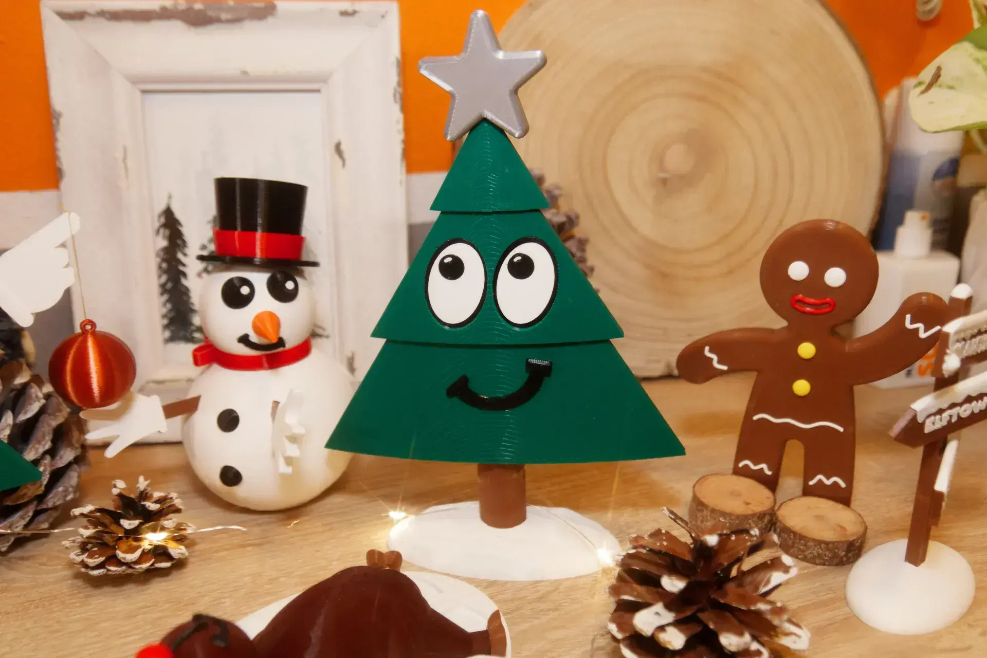 Free 3D file Happy Christmas buddies 🎄 ・3D print design to download・Cults