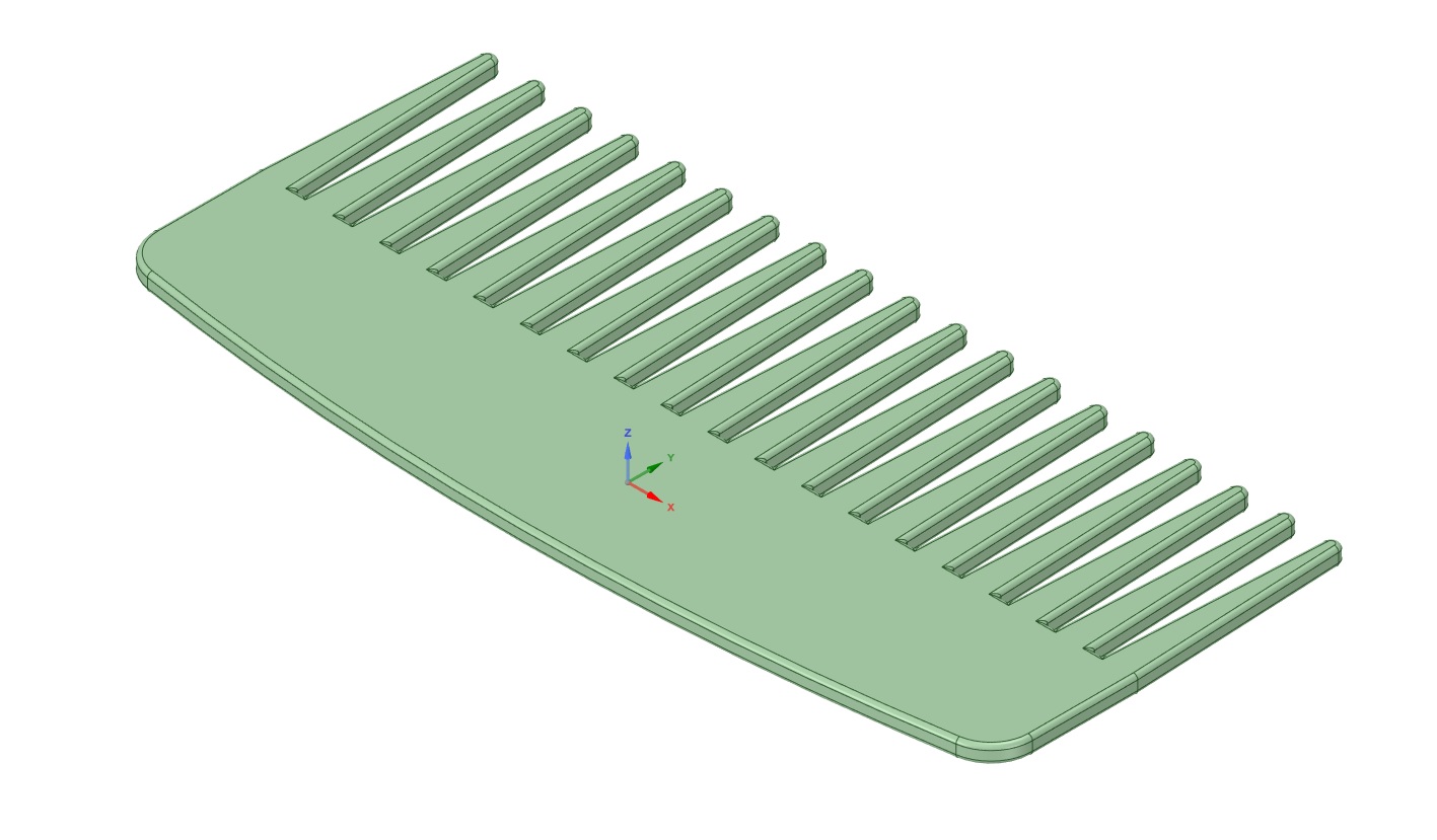 STL file hair comb 💇 ・3D printing idea to download・Cults