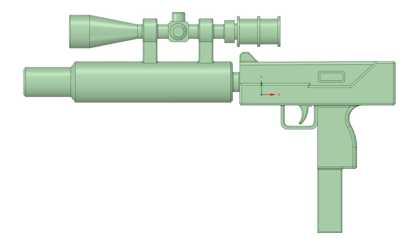 🆕 New Snake Pliskin Mac 10・ STL File for ・Cults