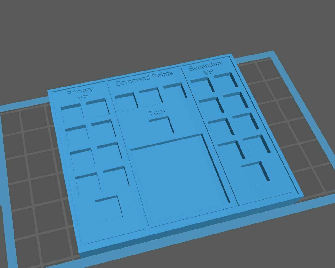 ⚔ 40k Game Tracker・ STL File for ・Cults