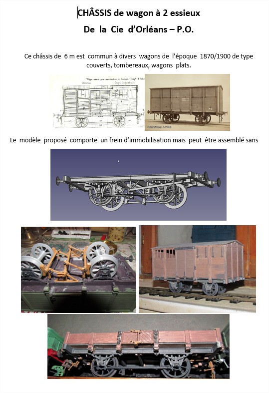 STL file CHASSIS of wagon 2 axles with brakes (2 versions ) 🚆 ・3D ...