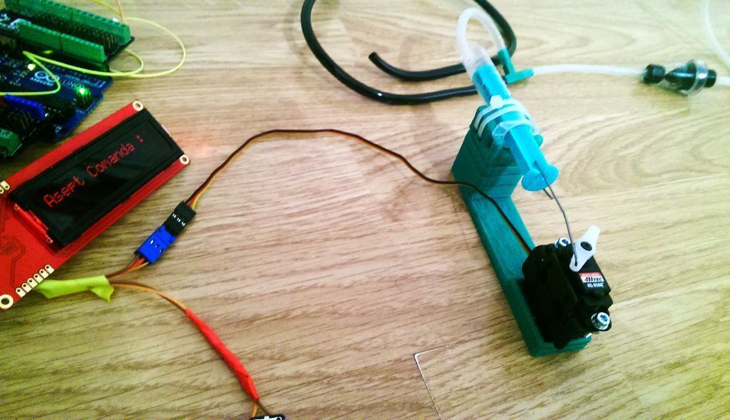 💉 Arduino Syringe Aquarium Aquaphonics Lyquid Dispenser・Free STL File ...