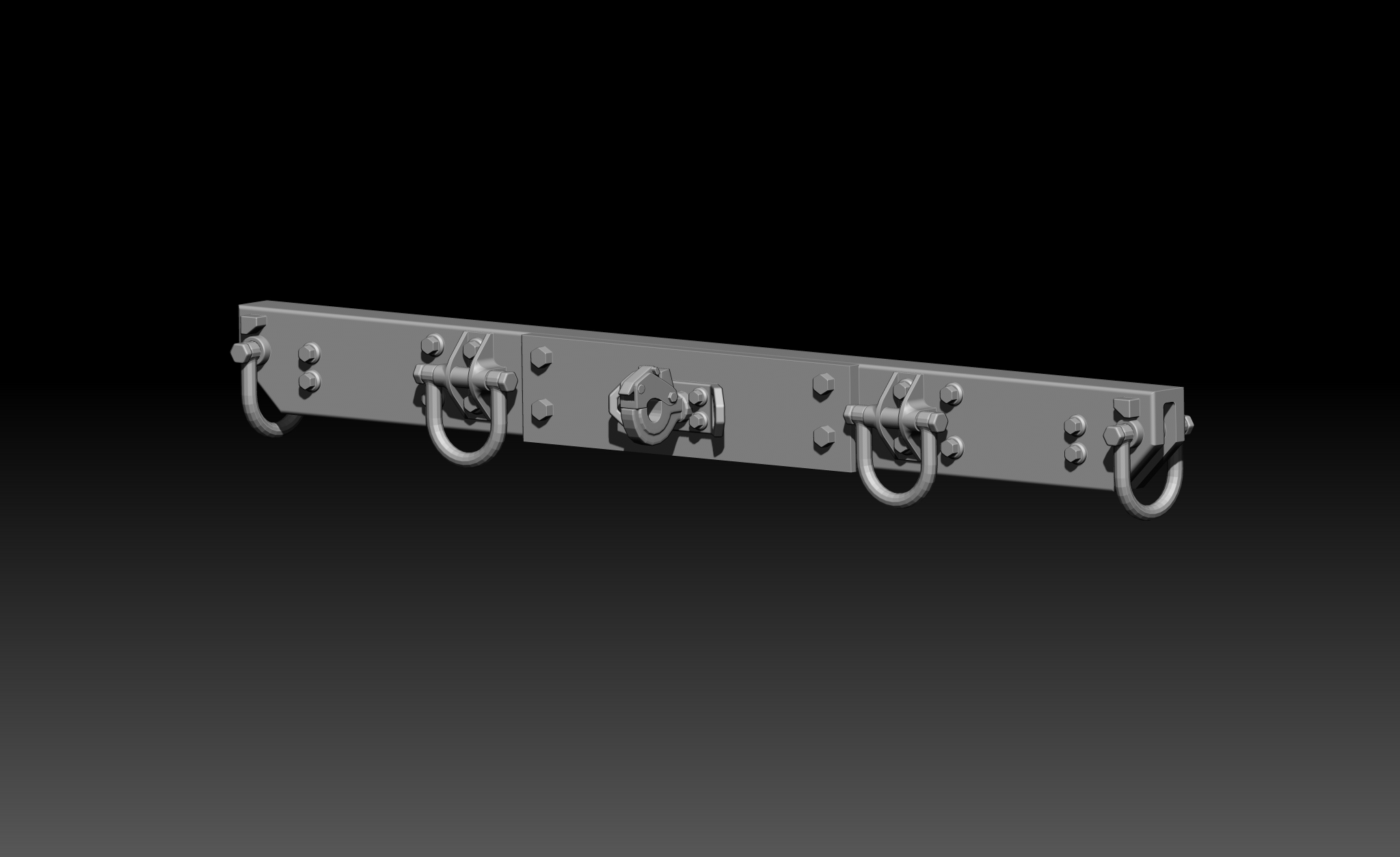 STL file Humvee rear bumper 🛞 ・3D printable design to download・Cults
