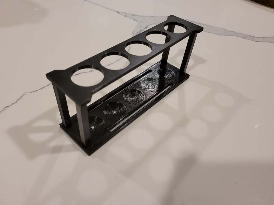 Free STL file Simple Test Tube Rack Remix 🔧 (3MF)・3D printing template ...