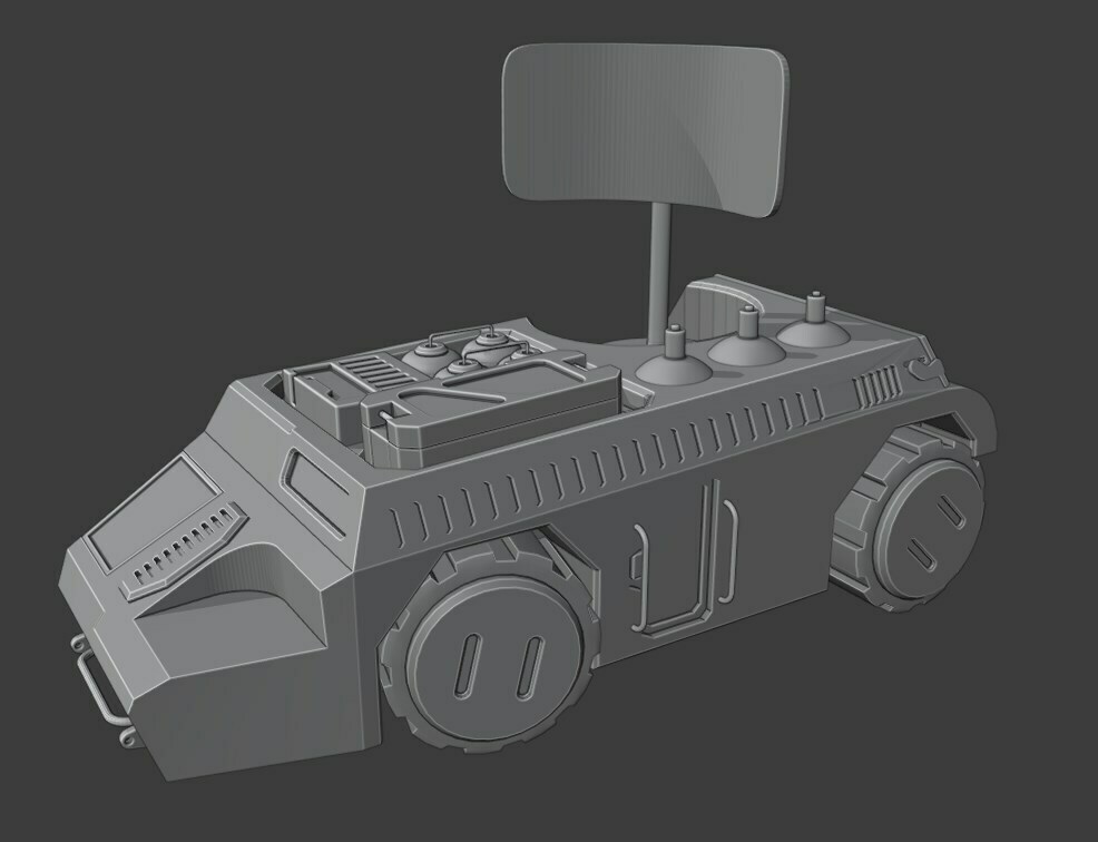 OBJ file military vehicle 🪖 ・3D printer model to download・Cults