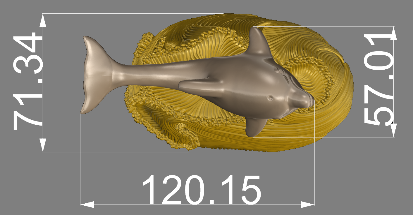 STL file Dolphin statue 3d model 🐬 ・3D print design to download・Cults