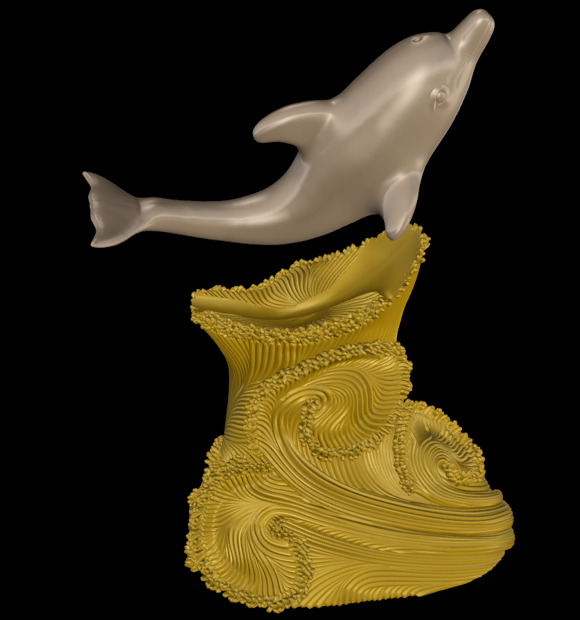 STL file Dolphin statue 3d model 🐬 ・3D print design to download・Cults