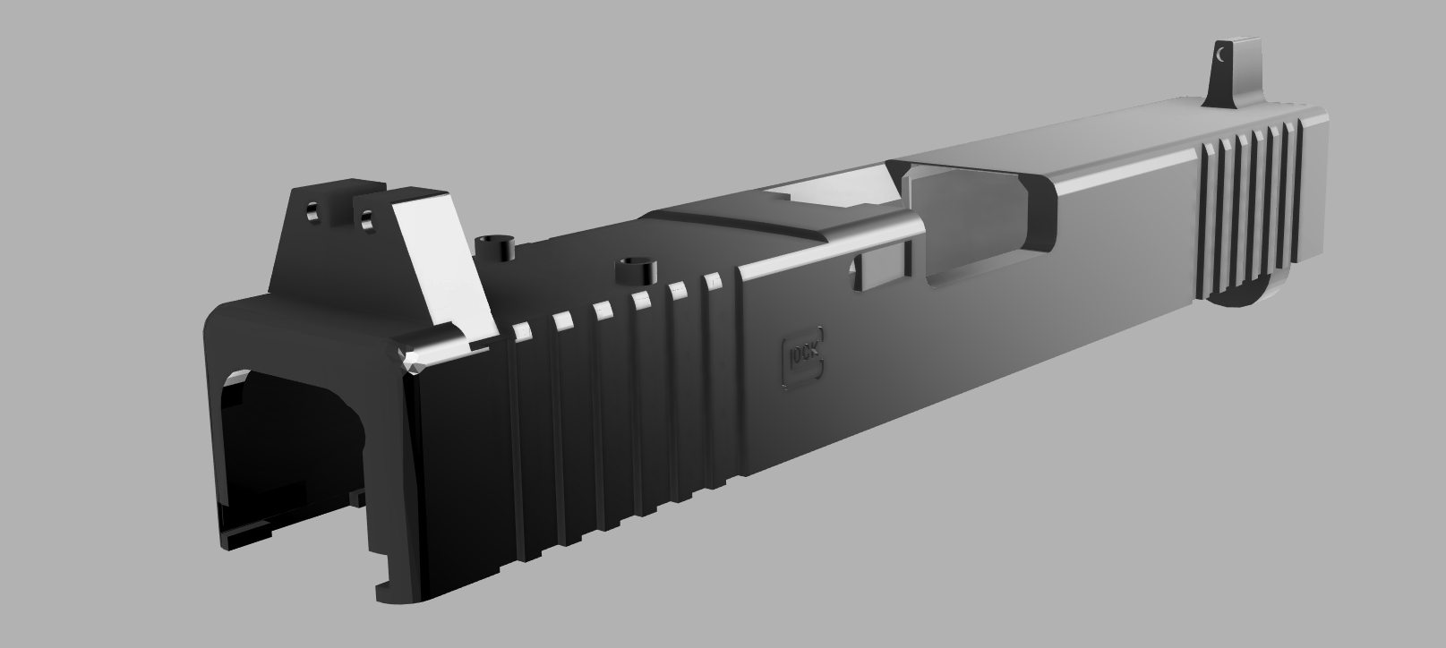 🔫 Airsoft RMR Cut Slide for G17 Gen 3・ STL File for ・Cults