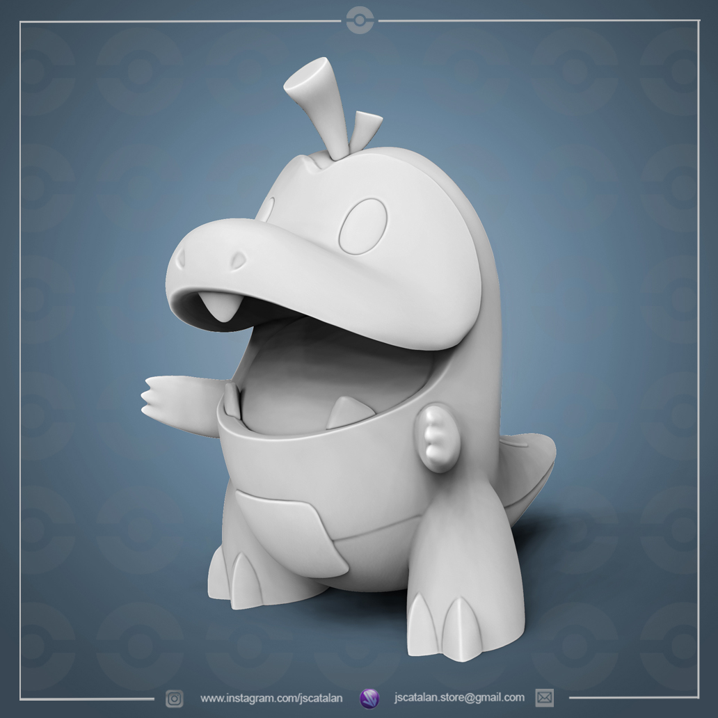 🐉 Fuecoco (pokemon)・Free STL File for 3D printing・Cults